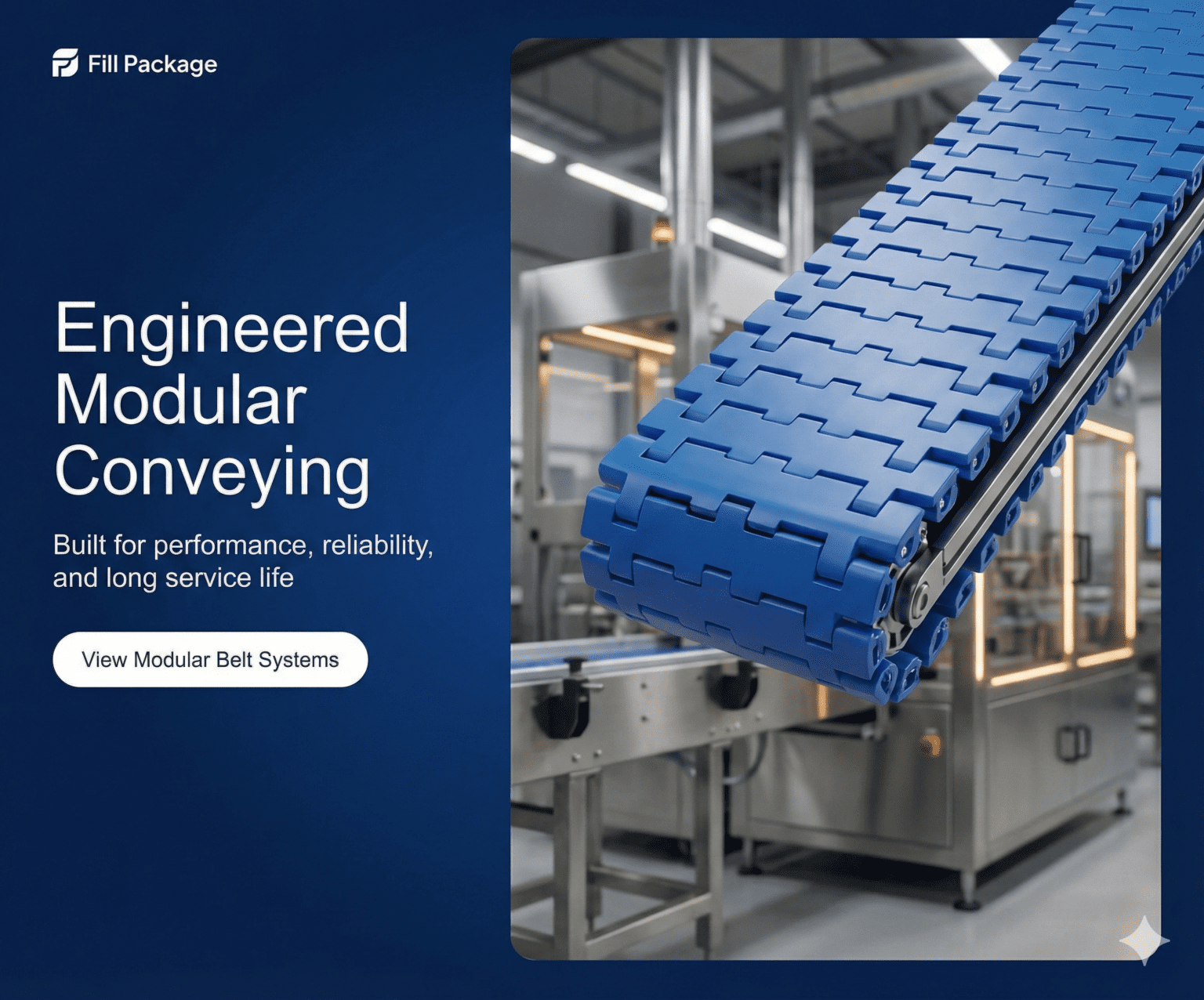 Packaging Line Conveyor System Design /Fill Package